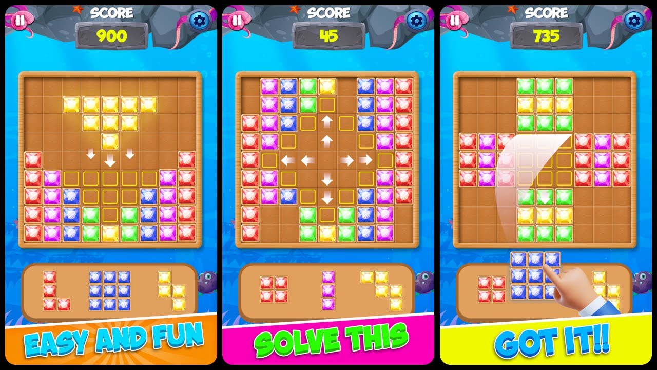 Block Puzzle Burst Game Android Gameplay - YouTube