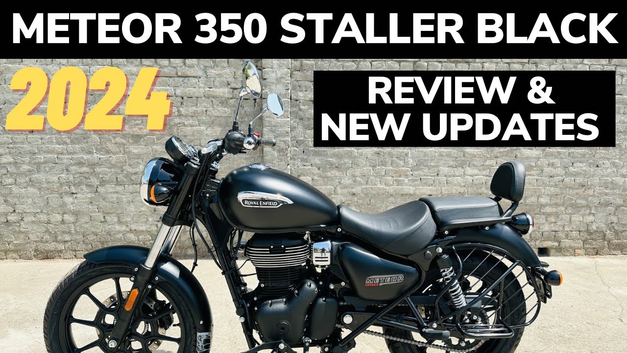 Royal Enfield Meteor 350 Staller Black Review & Latest Updates | Best ...