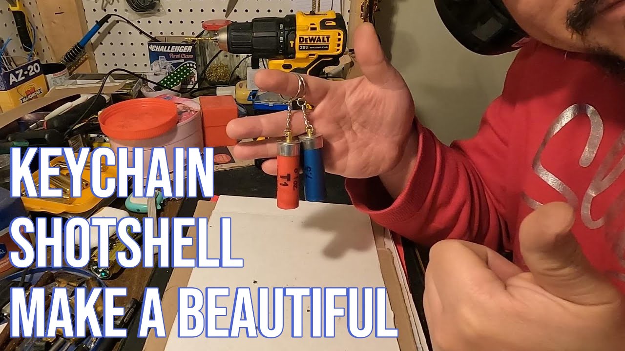 DIY make a beautiful shotshell keychain || Gary Hailing Crafting ...