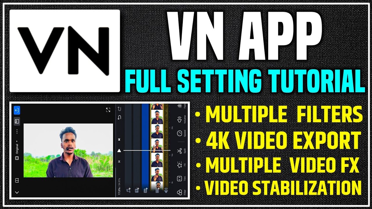 Vn app full tutorial | Vn app full tutorial in hindi | Vn video editor full tutorial in hindi ...