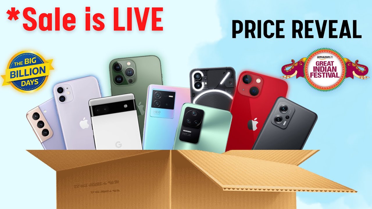 Sale is live ..Flipkart BBD & Amazon GIF sale best deals..iPhone Price ...