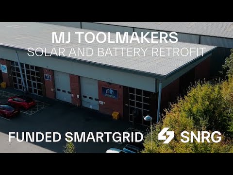 SNRG Solar and Battery SmartGrid at MJ Toolmakers - YouTube