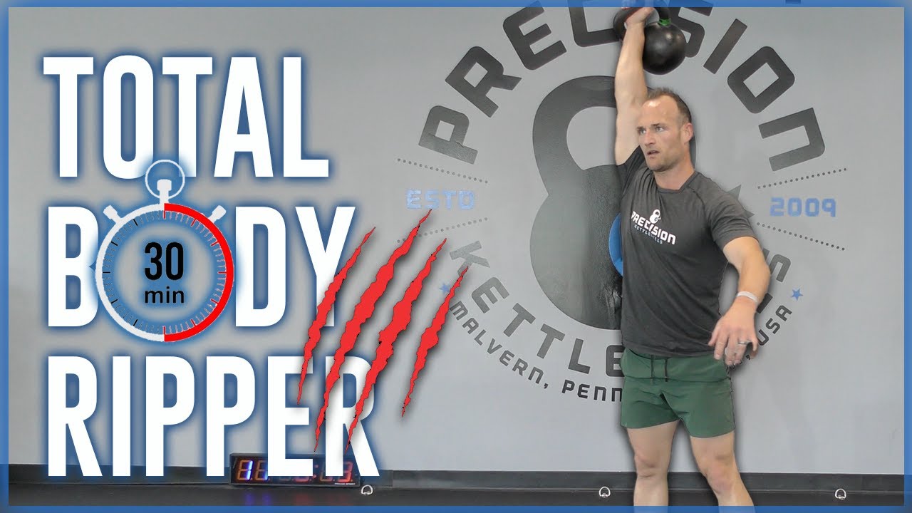 AWESOME 30 Minute Kettlebell Workout to Get Your Weekend Started - YouTube