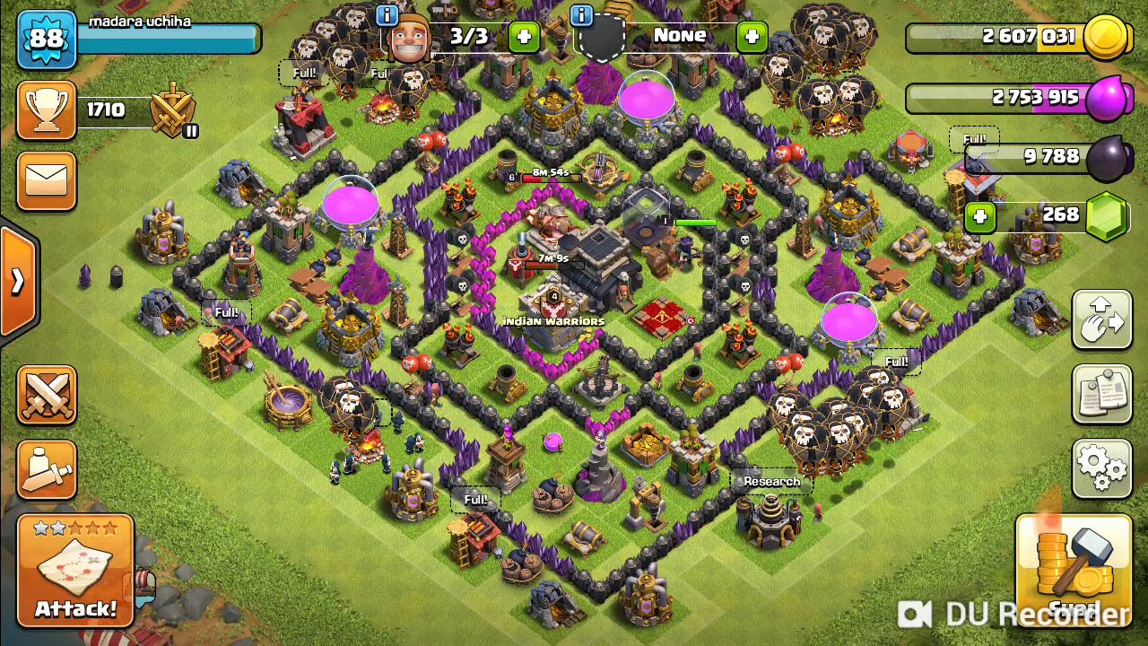 Introducing my coc village. - YouTube