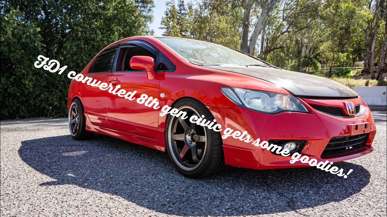 Converted FD1 8th gen civic from replica to OEM - YouTube