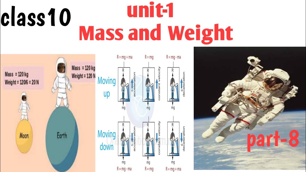 10th science|Mass and Weight/Apparent weight/weightlessness of the ...