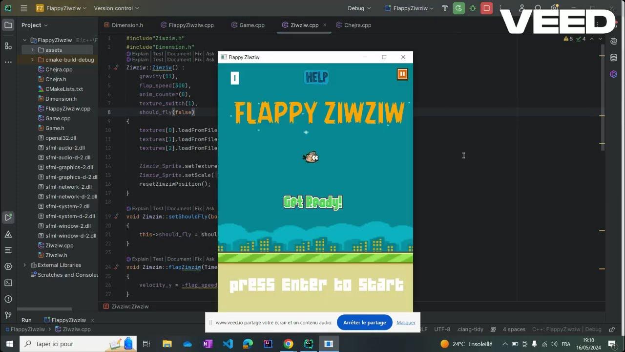 Sfmlc Flappy Ziwziw Tutorial Youtube