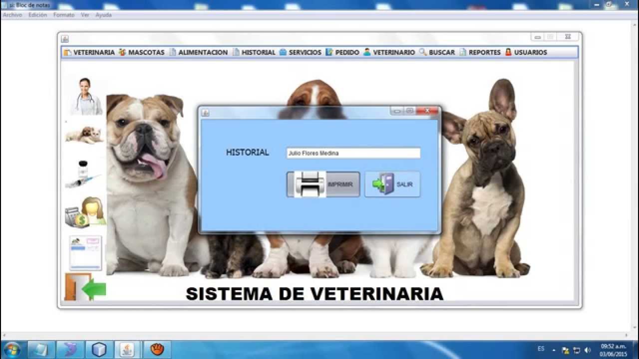SISTEMA DE VETERINARIA EN JAVA NETBEANS - YouTube