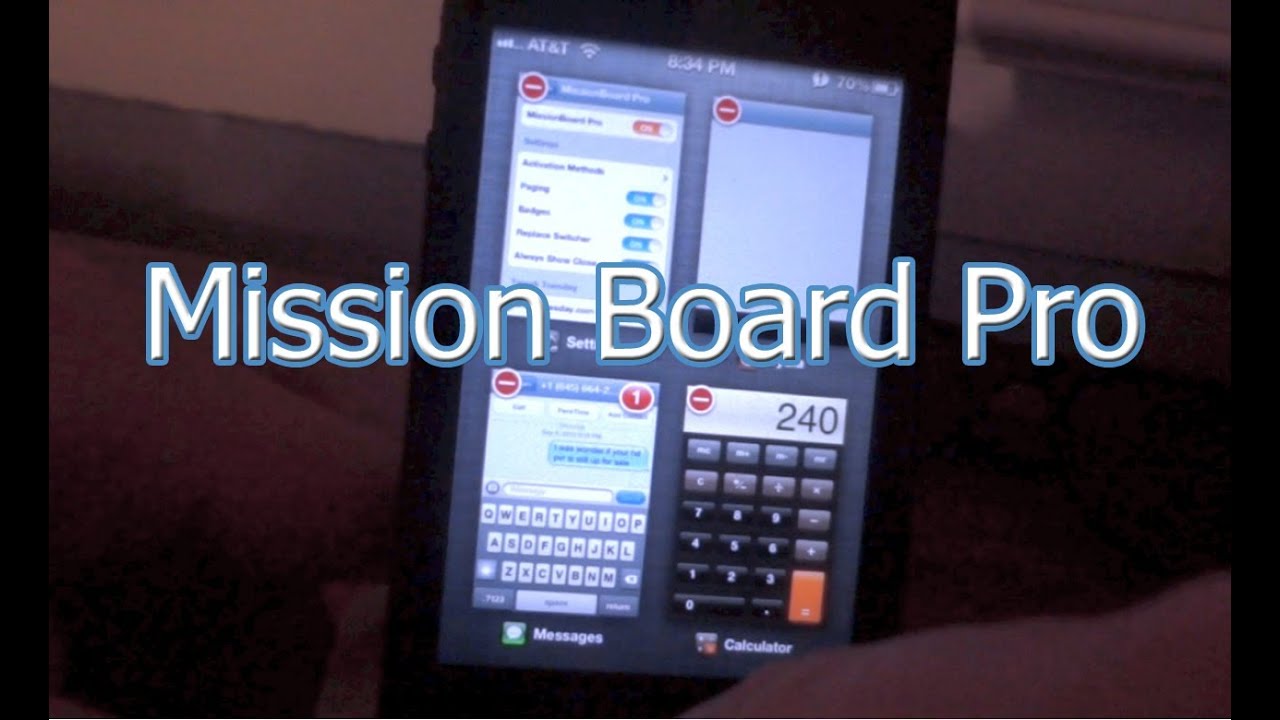 Tweak: Mission Board Pro (Switcher Multitasking) - YouTube