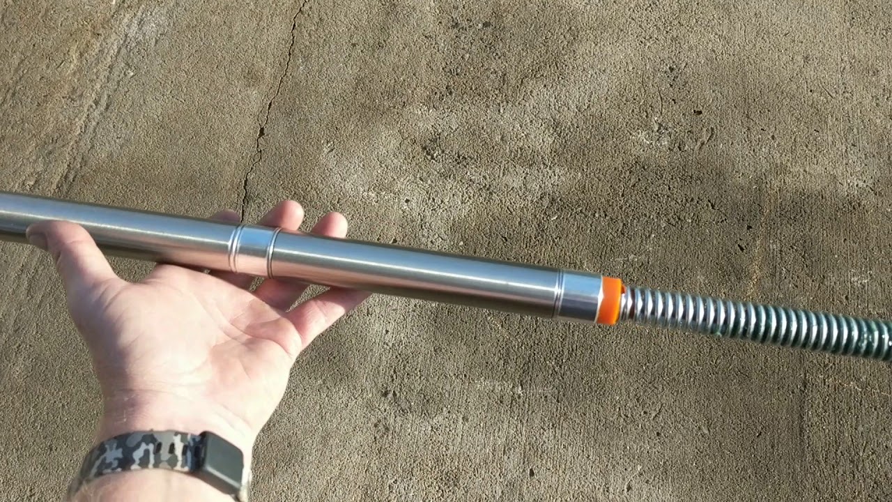 Suzuki M109 big wheel bagger with custom front air suspension - YouTube