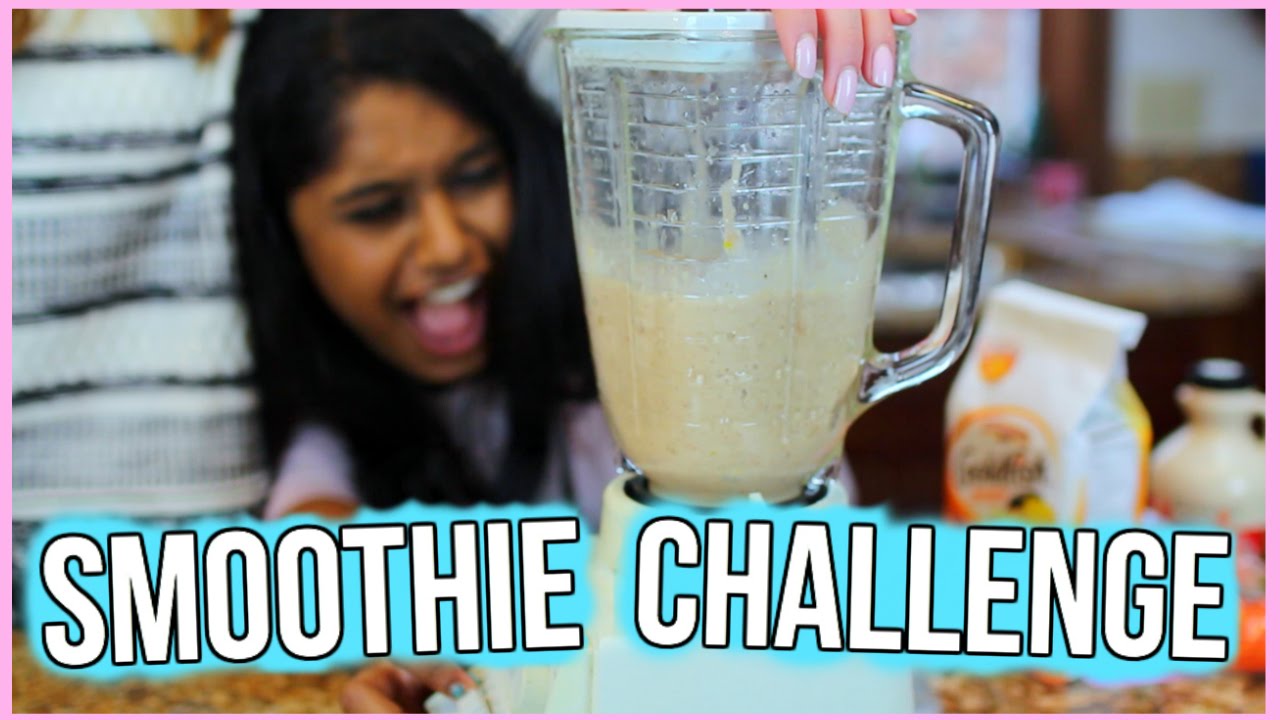 DISGUSTING SMOOTHIE CHALLENGE | ft. my friends! - YouTube