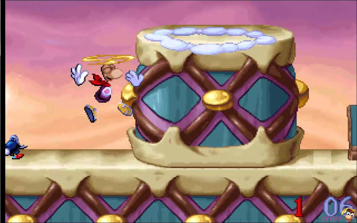 Rayman 60 Levels - Music - Map 5 (medium) - [MS-DOS] - YouTube