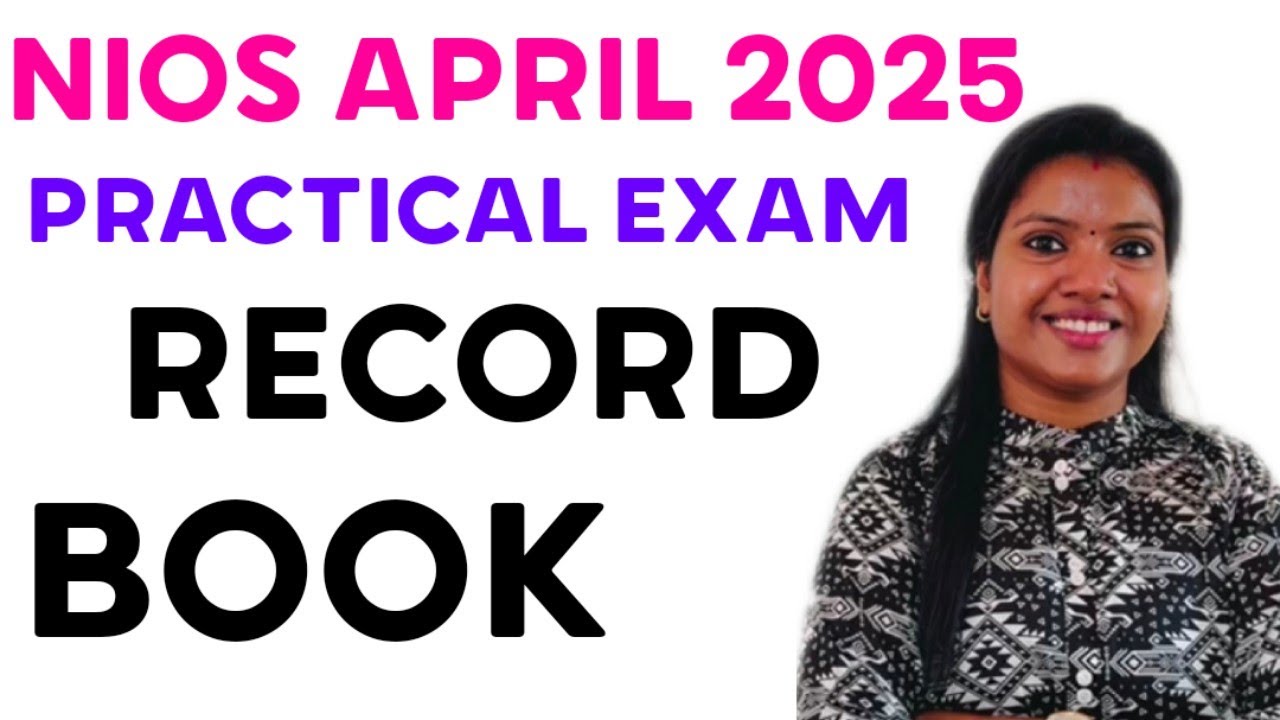 NIOS PRACTICAL RECORD BOOK എഴുതി തുടങ്ങിയോ? #nios#niosmalayalam# ...