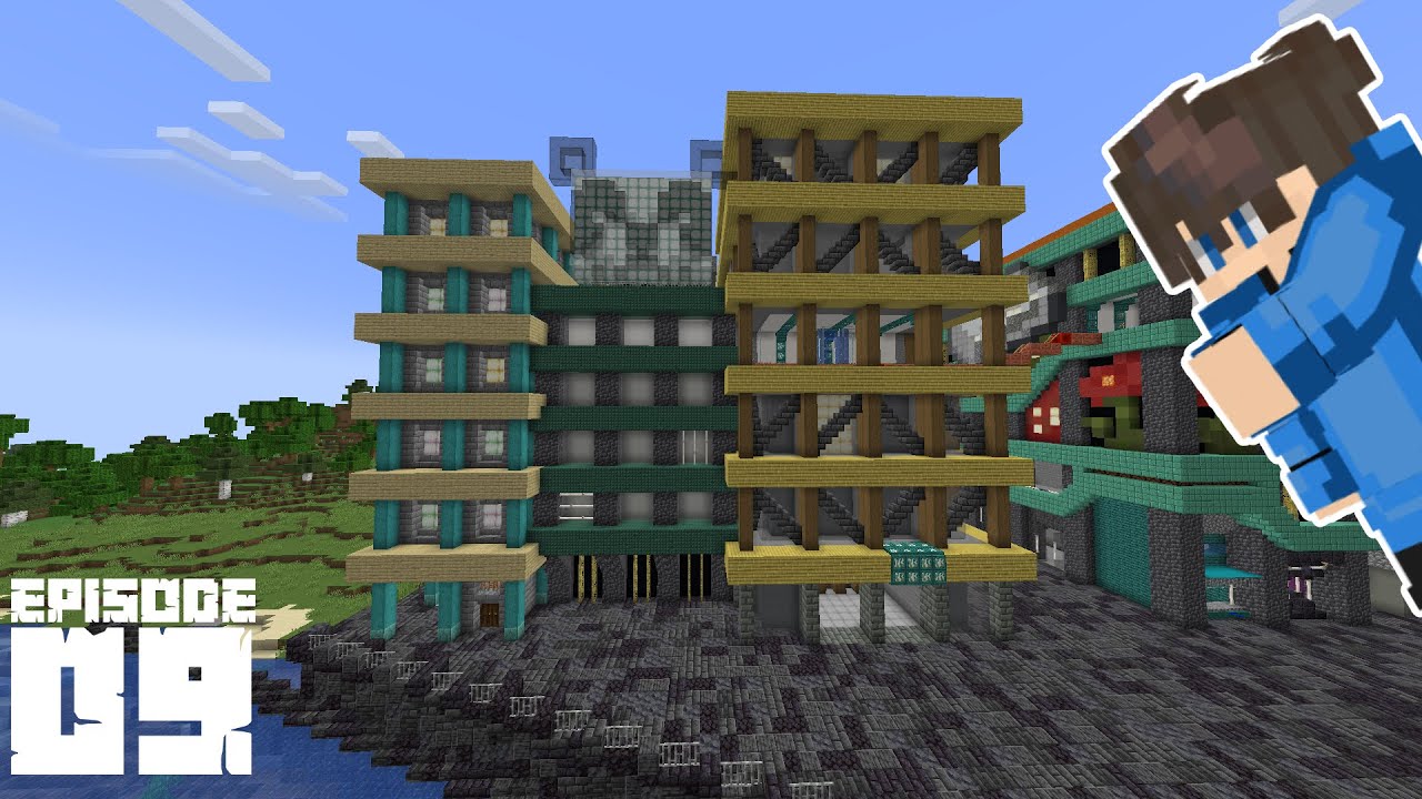 Expanding My CYBERPUNK Minecraft Mega Base - SMP Series - EP9 - YouTube