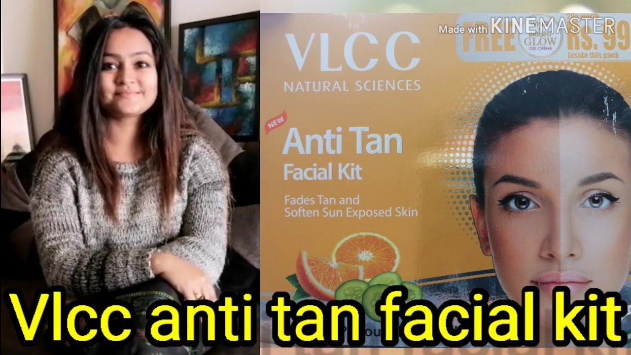 Vlcc anti tan facial kit full demo+review/How to do professional facial ...