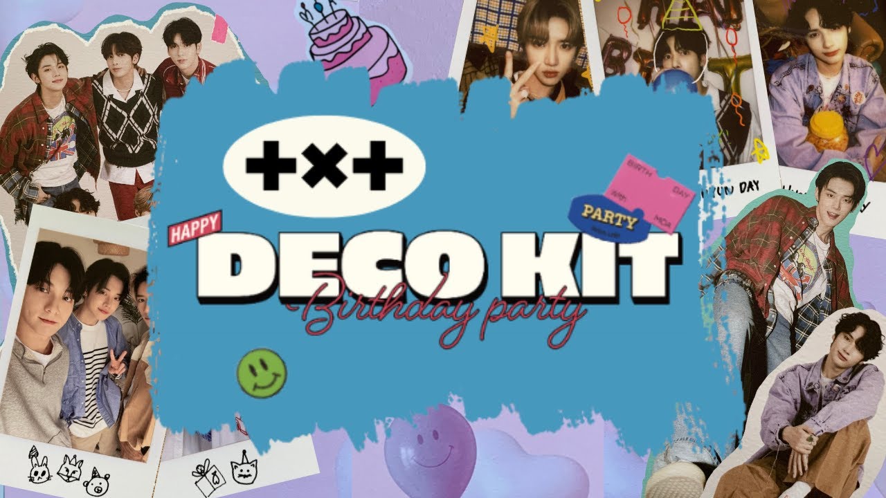 TXT Deco Kit 2023 ♡ Unboxing - YouTube