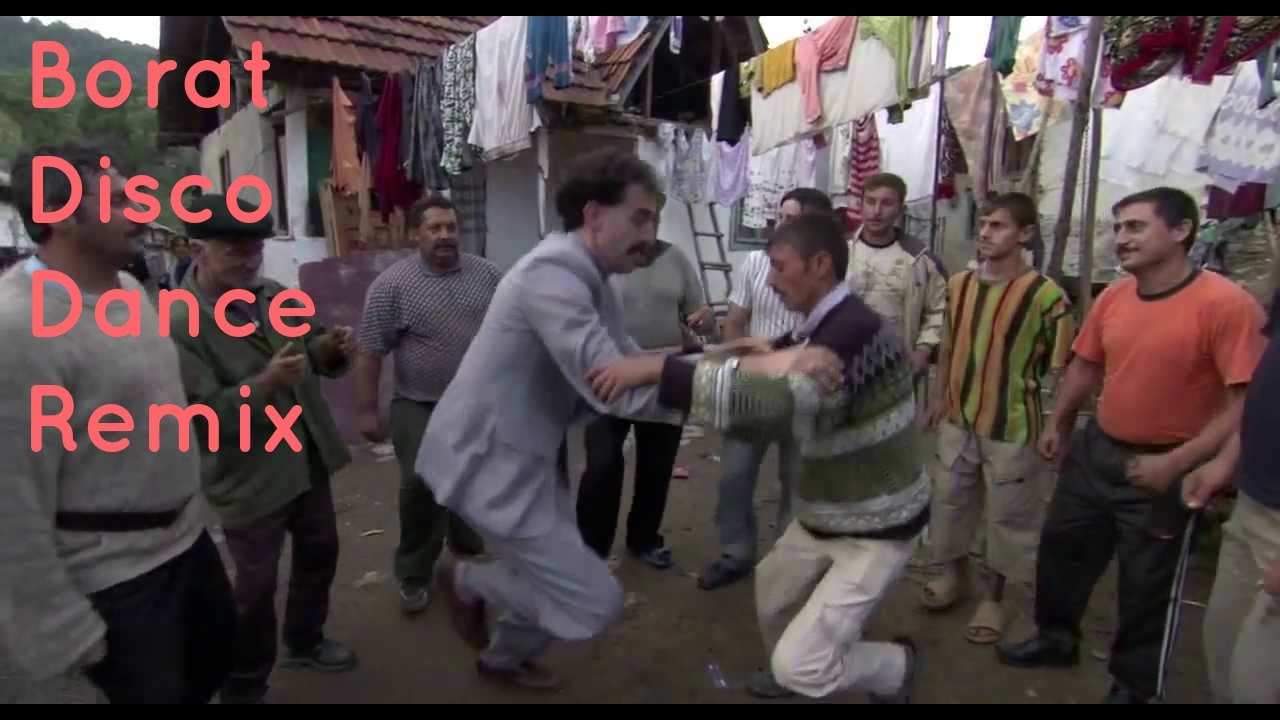 borat disco dance (remix) - YouTube