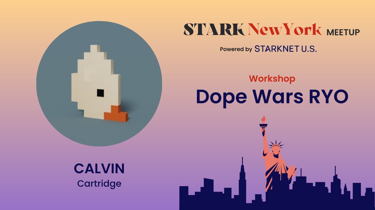 Dope Wars RYO Workshop | Calvin | STARKNewYork Meetup 2023 - YouTube