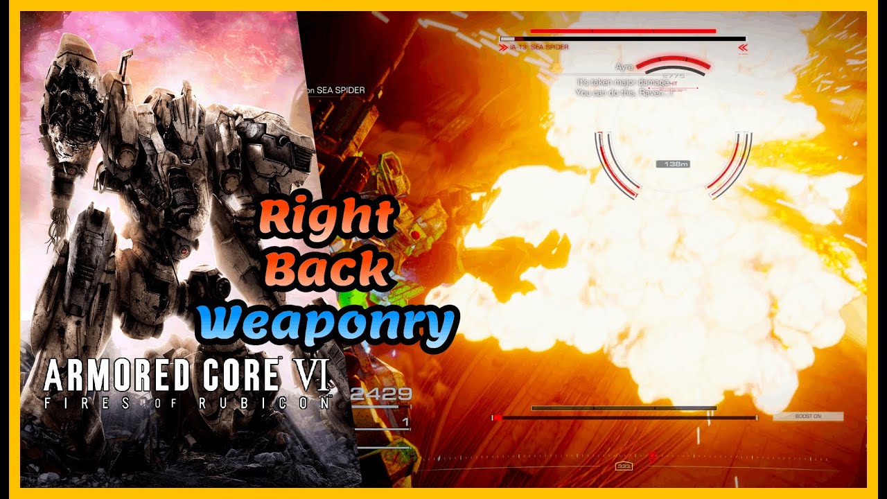 Every Right Back Weapon | All 38 Weapons | Armored Core 6 - YouTube