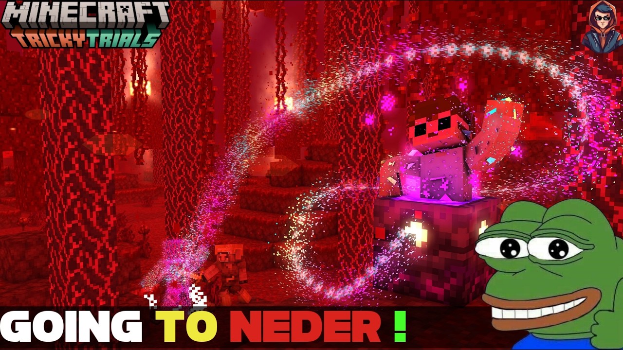 ENTERING THE NETHER FOR THE FIRST TIME || MINECRAFT SURVIVAL VIRGIN 1. ...