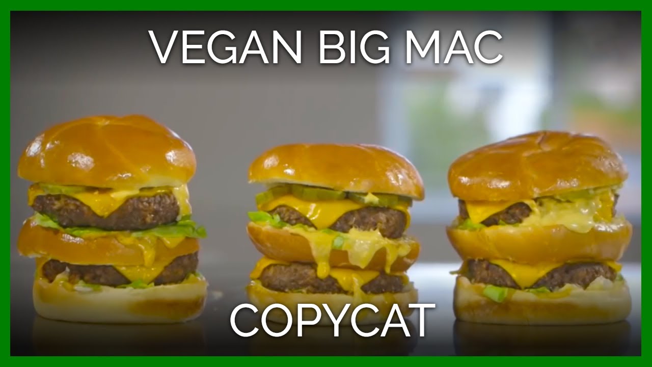Healthy Vegan Big Mac Copycat Recipe - YouTube