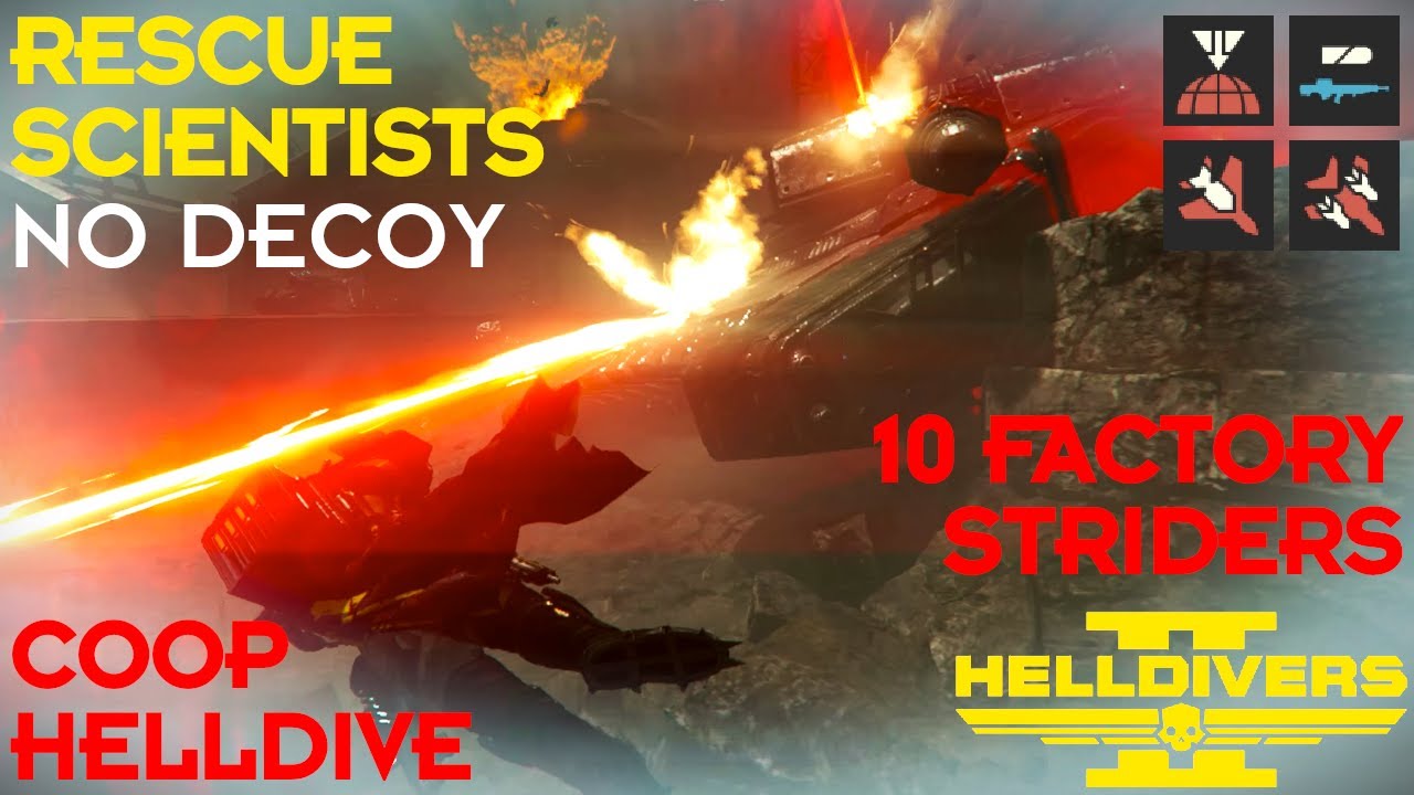 Helldivers 2 // No Decoy, No Problem - Rescue Science Teams - Automaton Coop Helldive - YouTube