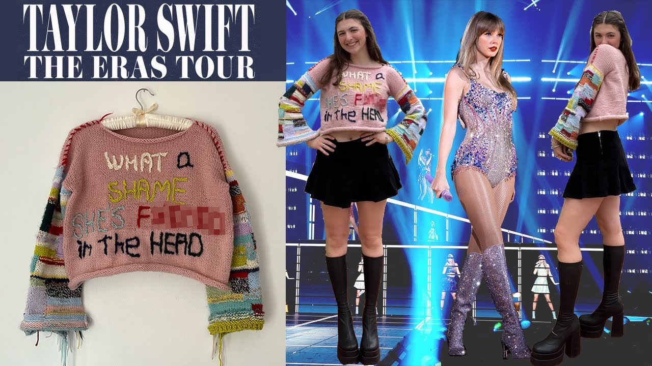 Knitting a sweater for The Taylor Swift Eras Tour!!! - YouTube