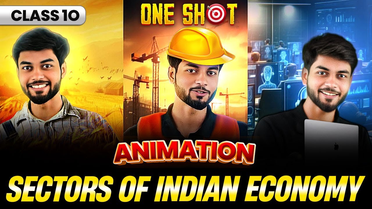 Class 10 Sector of the Indian Economy- 1 shot Animation 🔥 - YouTube