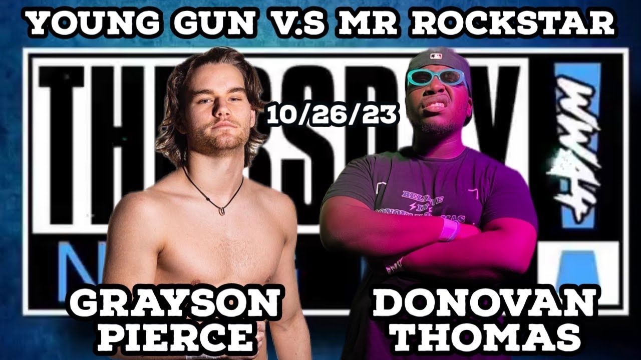 GRAYSON PIERCE VS DONOVAN THOMAS 10/26/23 - YouTube