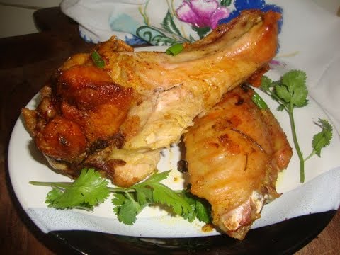 Asa de peru assada - YouTube