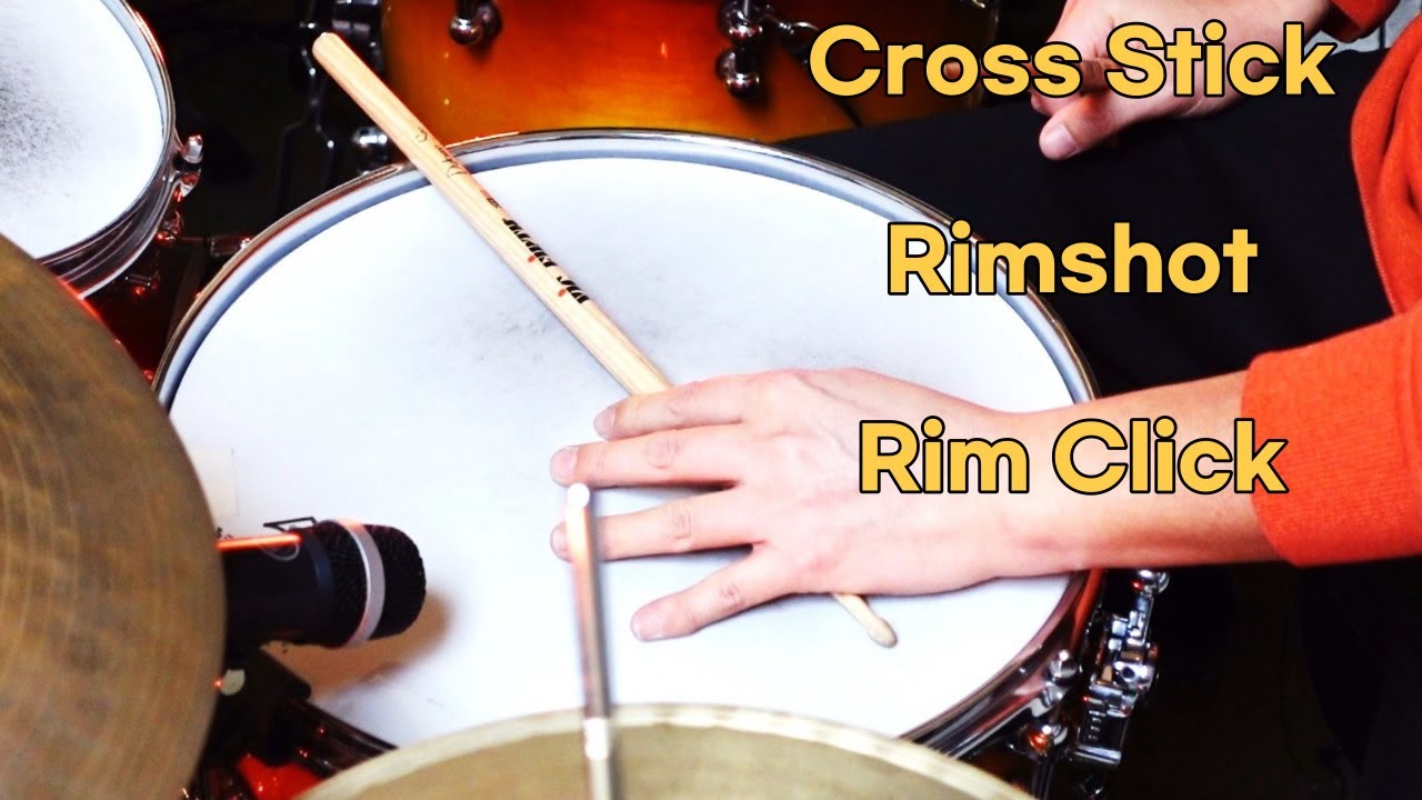 드럼의 크로스 스틱, 림샷, 림클릭 주법에 대하여 - Cross Stick, Rimshot, Rim Click / 재즈드러머 ...