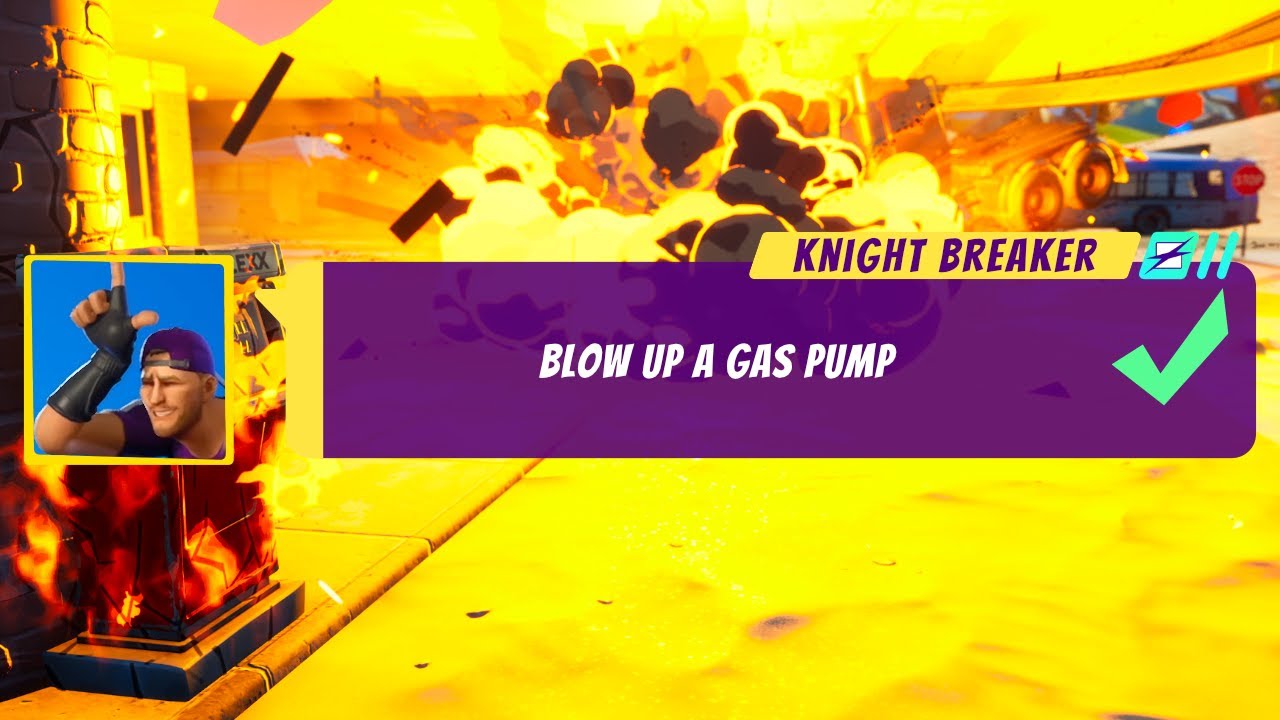 Blow Up A Gas Pump | FORTNITE CHALLENGES - YouTube