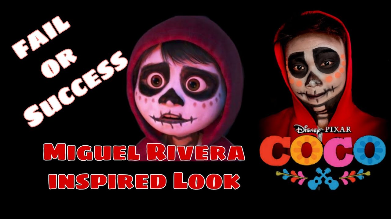 Miguel Rivera from the Movie Coco Make-up Inspired Look (Funky.Vlog ...