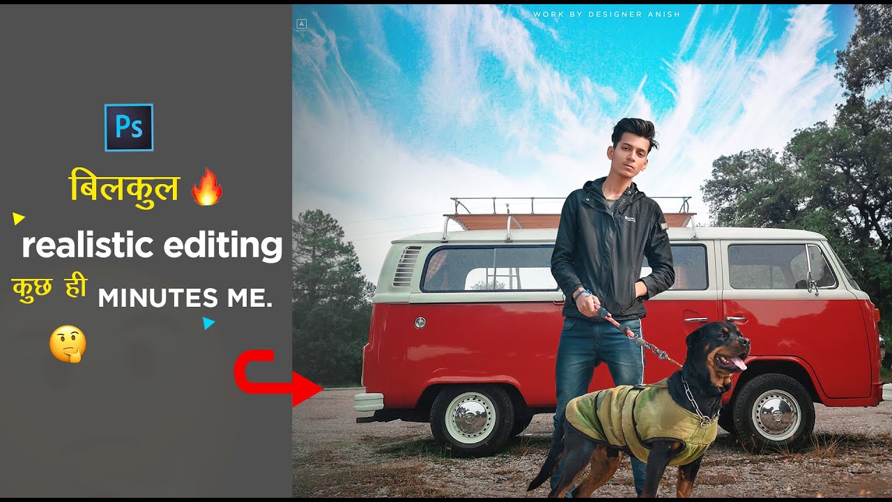 Realistic hd photo manipulation editing tutorial | DESIGNER ANISH ...