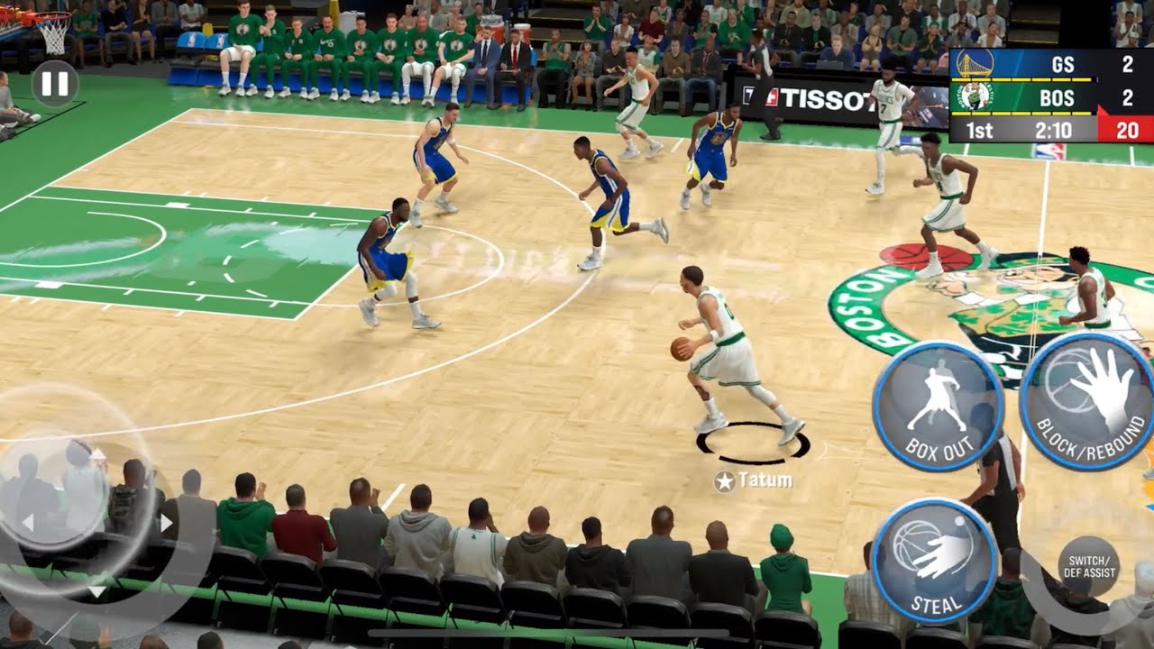 NBA 2K23 mobile on iPhone 14 pro max: Golden State Warriors vs Boston ...