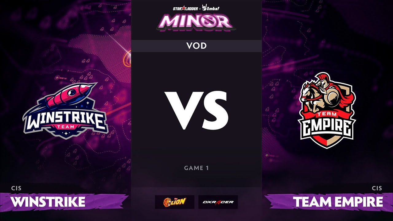 [RU] Winstrike vs Team Empire, Game 1, StarLadder ImbaTV Minor S2 CIS Qualifiers - YouTube