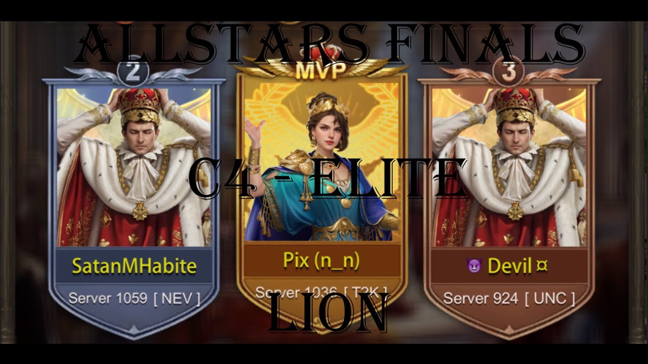 Evony: C4 Allstars - Elite - Finals - Bears - YouTube