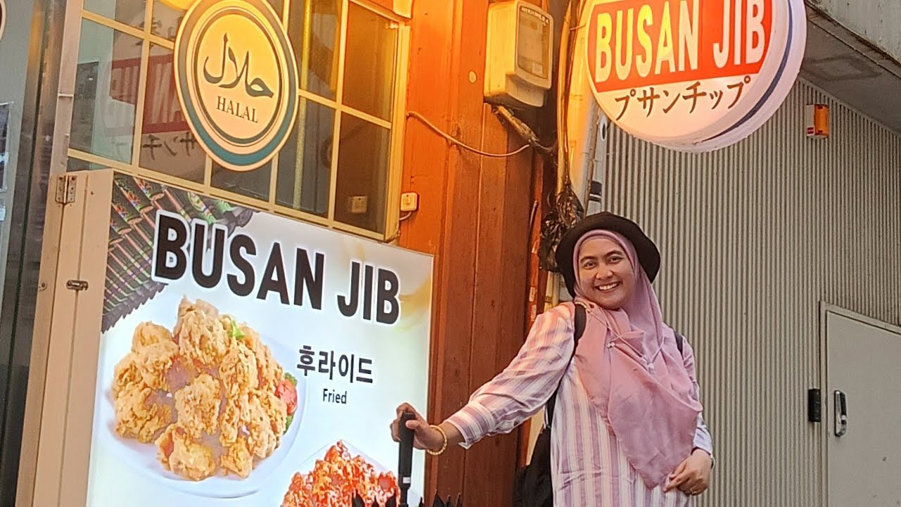 KULINER HALAL KOREA WAJIB‼️ "BUSAN JIB" DI MYEONGDONG - YouTube