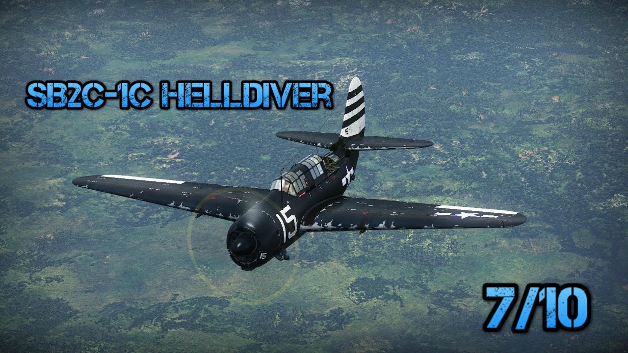 SB2C-1c Helldiver [War thunder] - YouTube