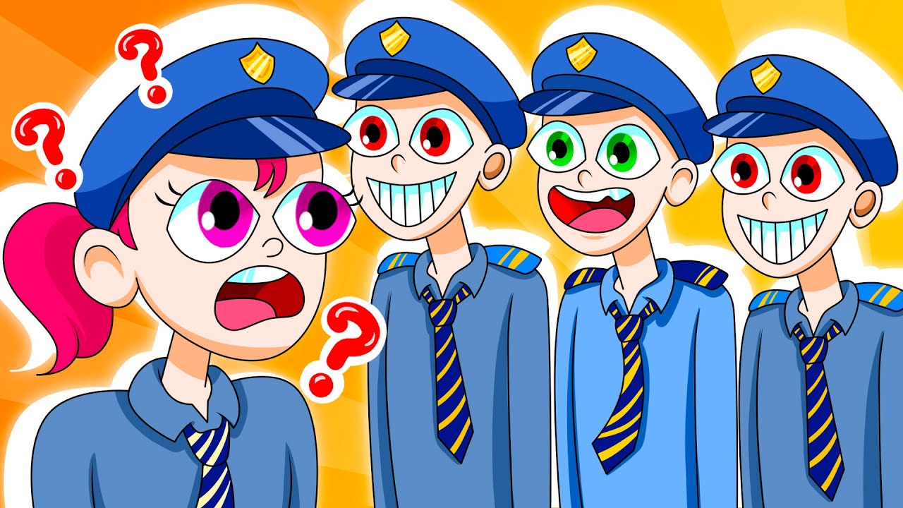 Copycat Police Officer Kids Song - YouTube