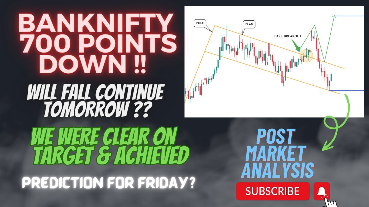 Today's Fall is Real or Fake ? 😮| Nifty & Banknifty Prediction for ...