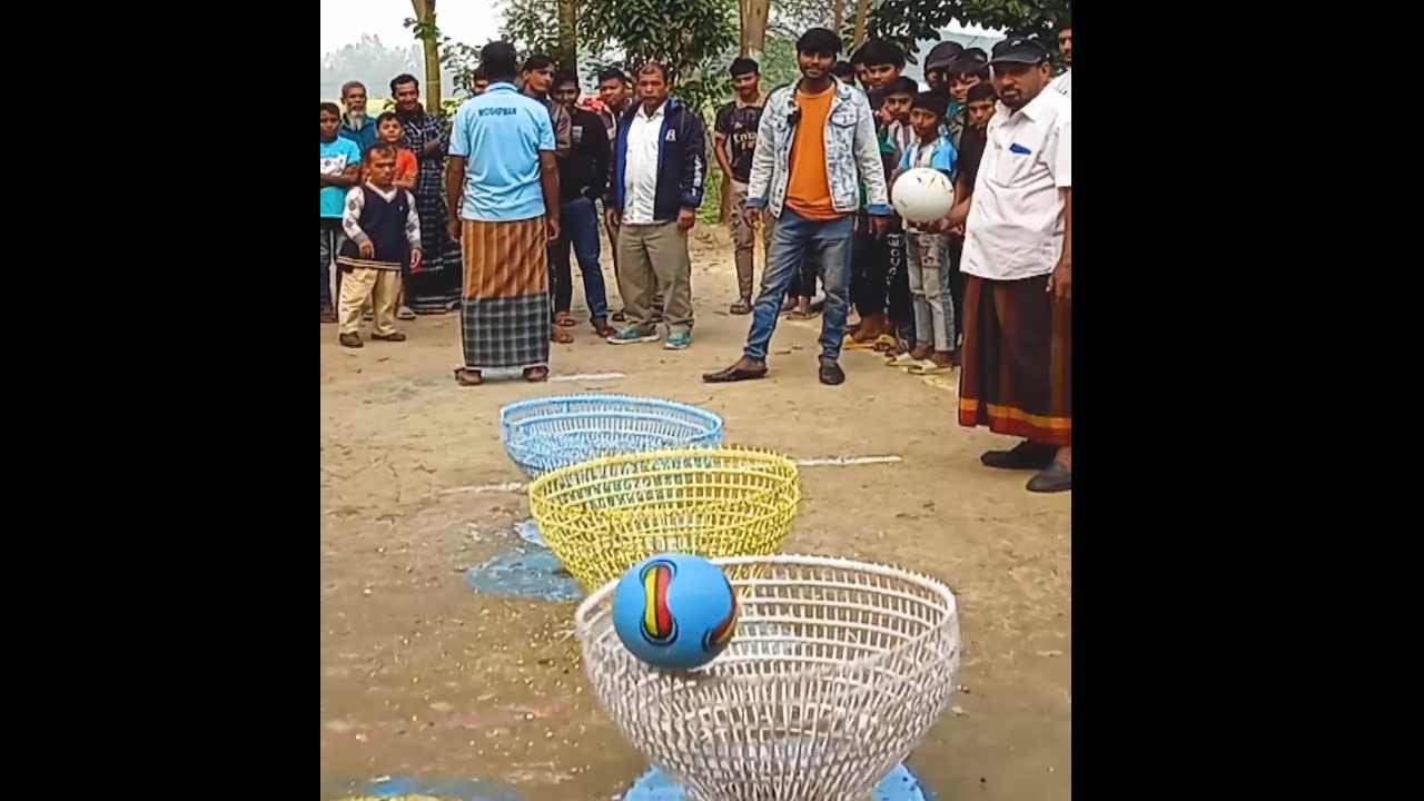 Back to back ball throwing competition - YouTube