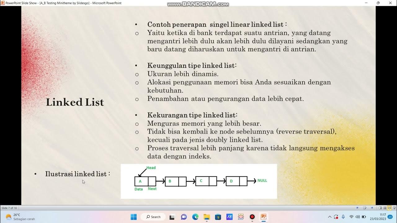 7 jenis struktur data ( Array-Linked list-Stack-Queue-Tree-Graph-Hash tabel ) - YouTube