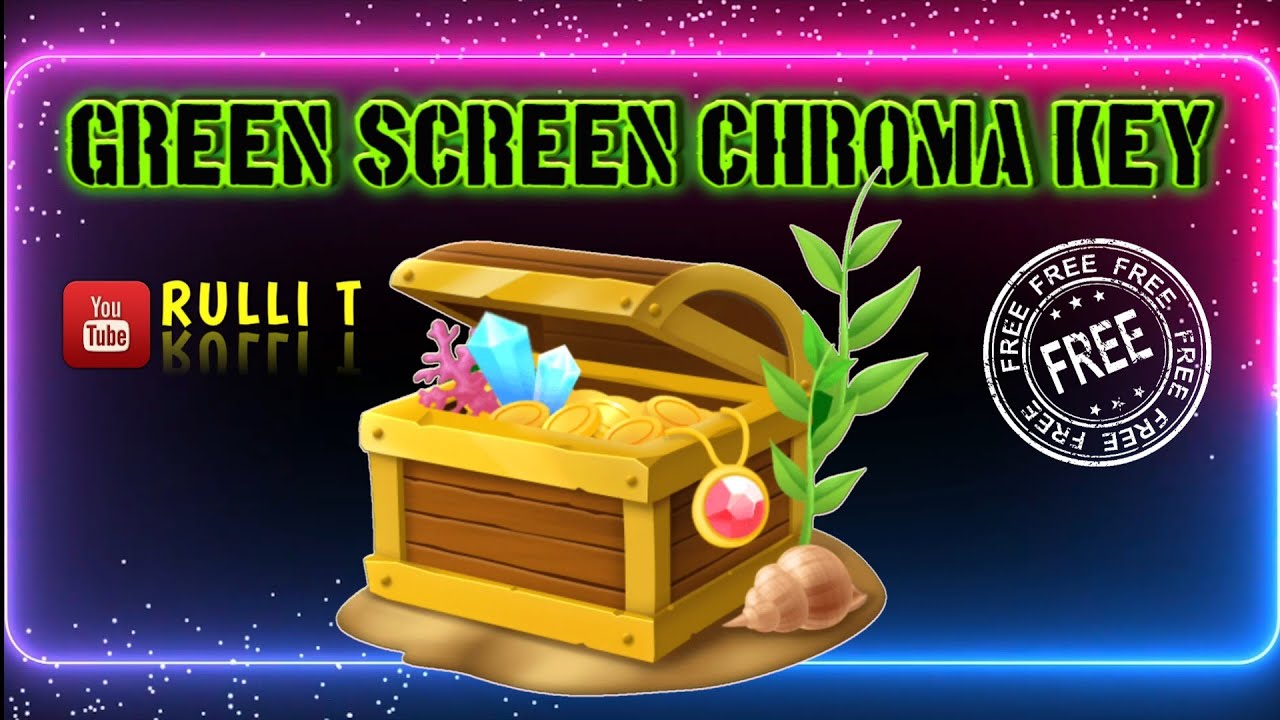 Green Screen [1080p] - TREASURE CHEST, BOX, SEA, UNDERWATER, PIRATE ...