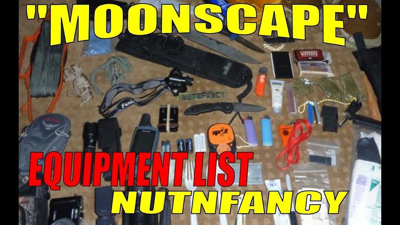 Nutnfancy Backpack Loadout List: Moonscape Adventure - YouTube