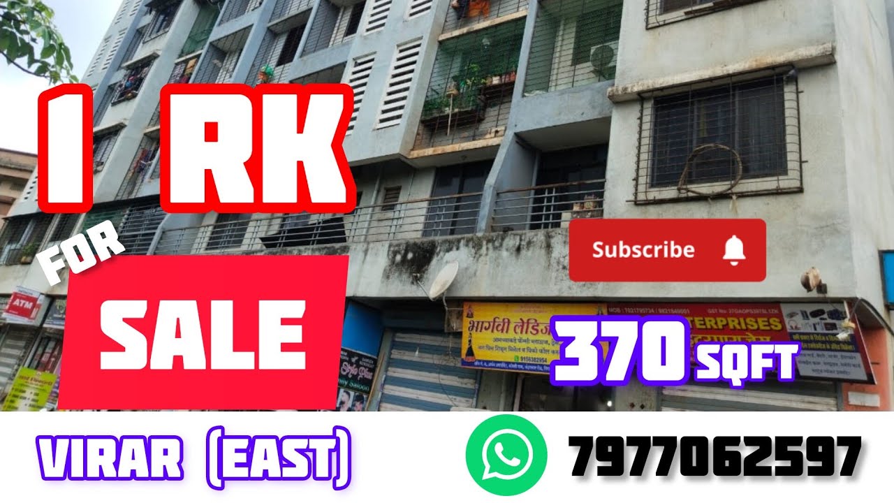 1RK for Sale in Virar East at Affordable price (सबसे सस्ता घर अब विरार ...