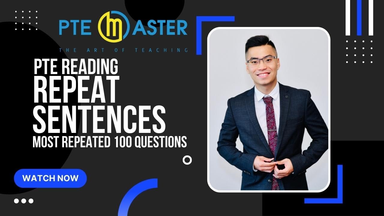 PTE Speaking Repeat Sentences most repeated 100 questions 01/04-08/04 ...