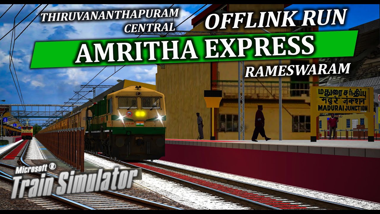 🔴LIVE || PART -2 || 16343 AMRITHA EXPRESS IN MSTS LOCO PILOT DUTY IN ...