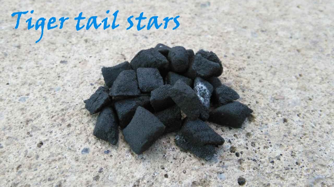 How to make tiger tail firework stars |EASY - YouTube