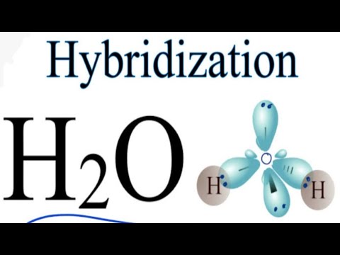 Hybridization in water | hybridization of H2O | how to find the ...